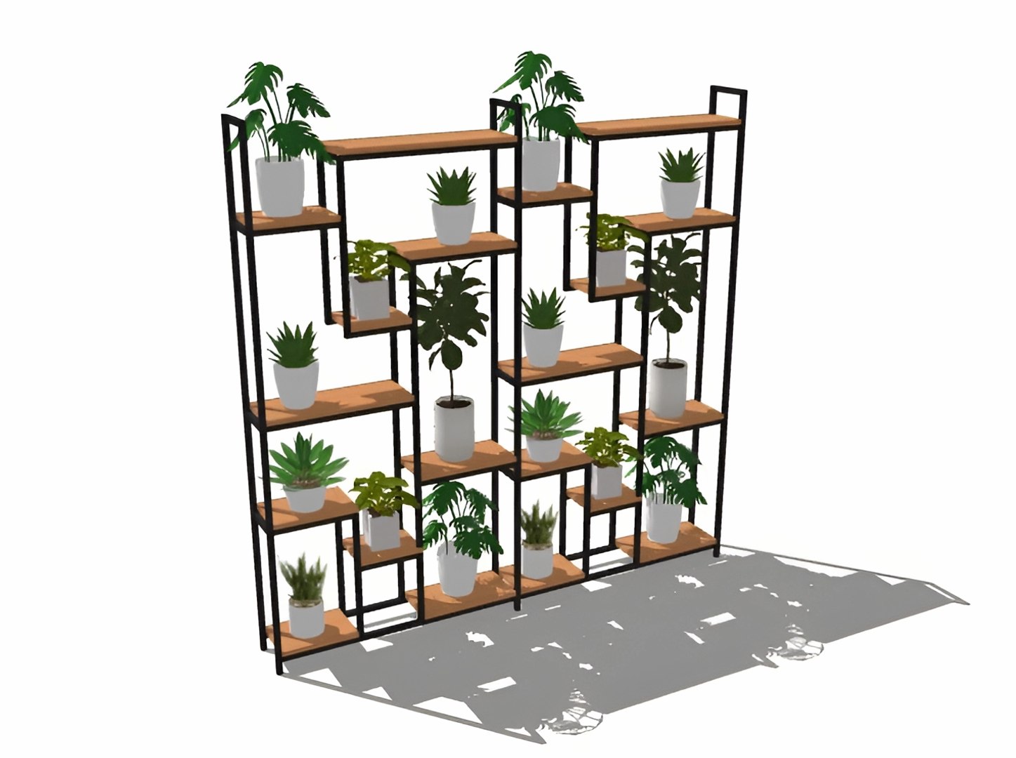 Shelf For Ornamental Plants 3D Model - TurboSquid 2187764