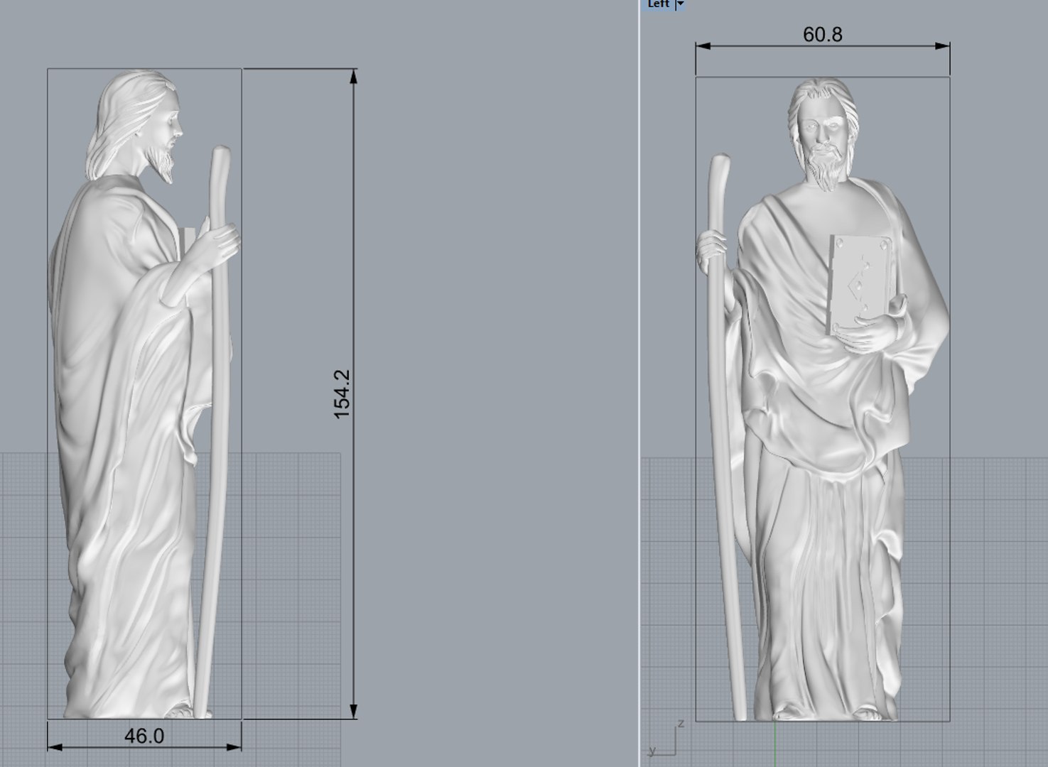 Statue Of Saint Notre Dame 3D - TurboSquid 1741504