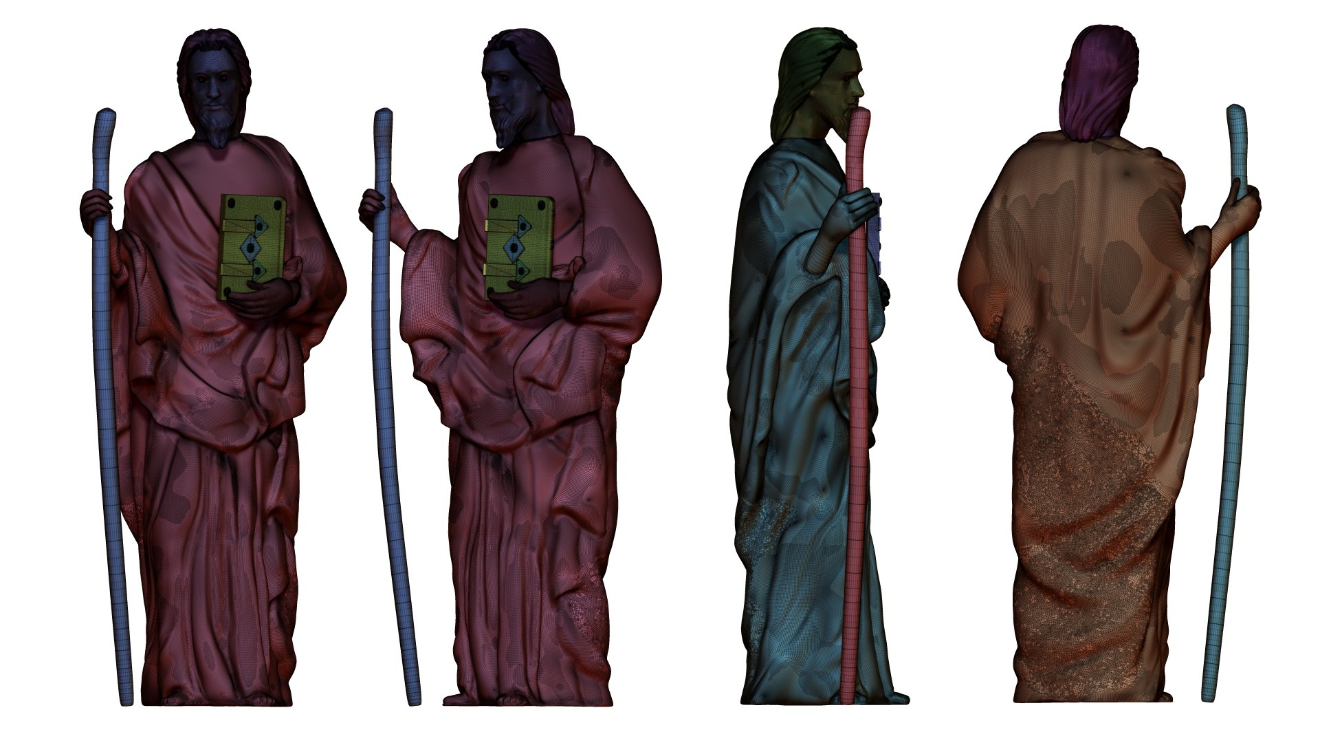 Statue Of Saint Notre Dame 3D - TurboSquid 1741504