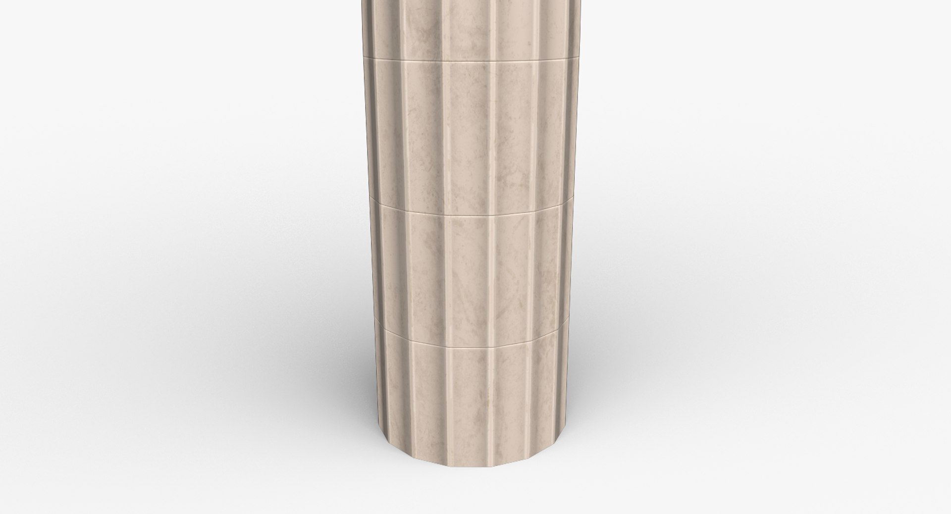 Doric Order Column Polychromy 3D Model - TurboSquid 1390789