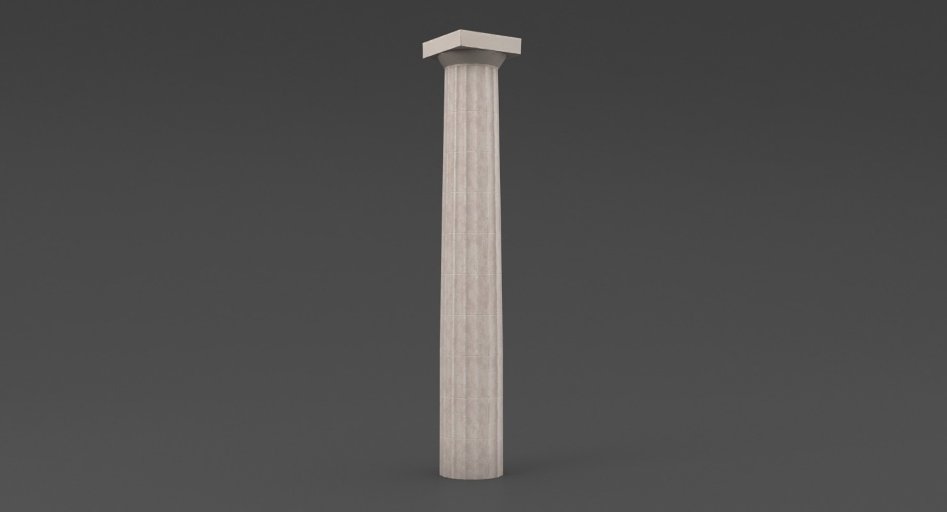 Doric Order Column Polychromy 3D Model - TurboSquid 1390789
