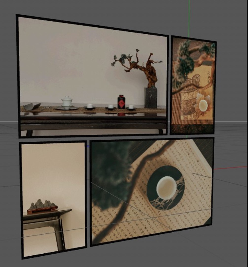 Painting Tea Ceremony Model - TurboSquid 1439566