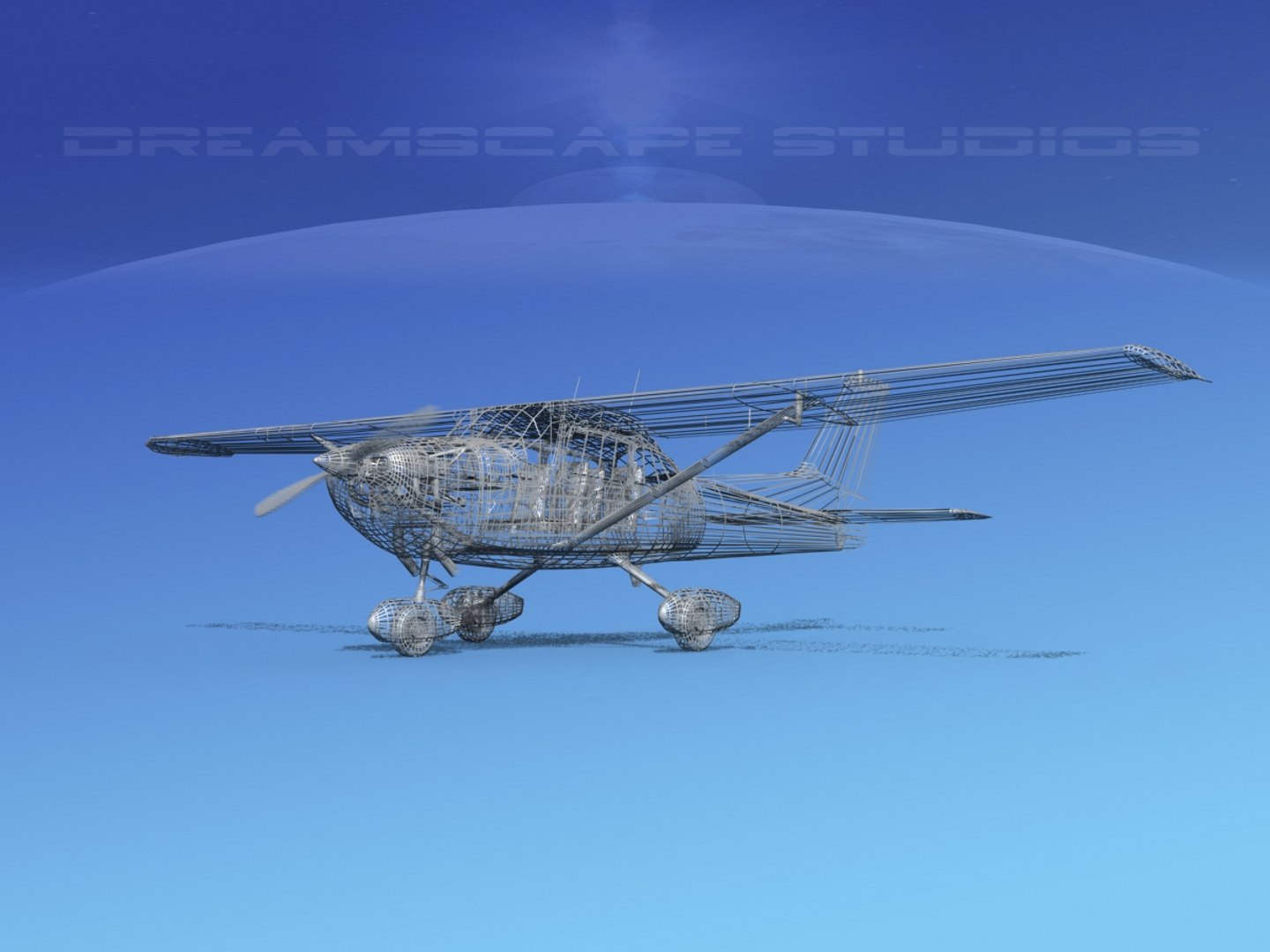 Cessna 172 Skyhawk 1976 3d Dxf