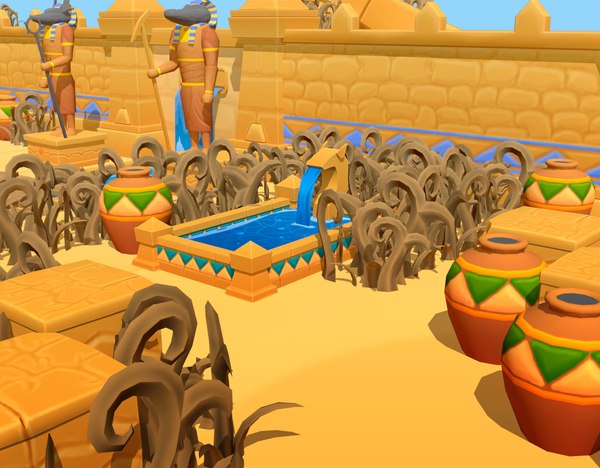 3D egypt stylized - TurboSquid 1685546