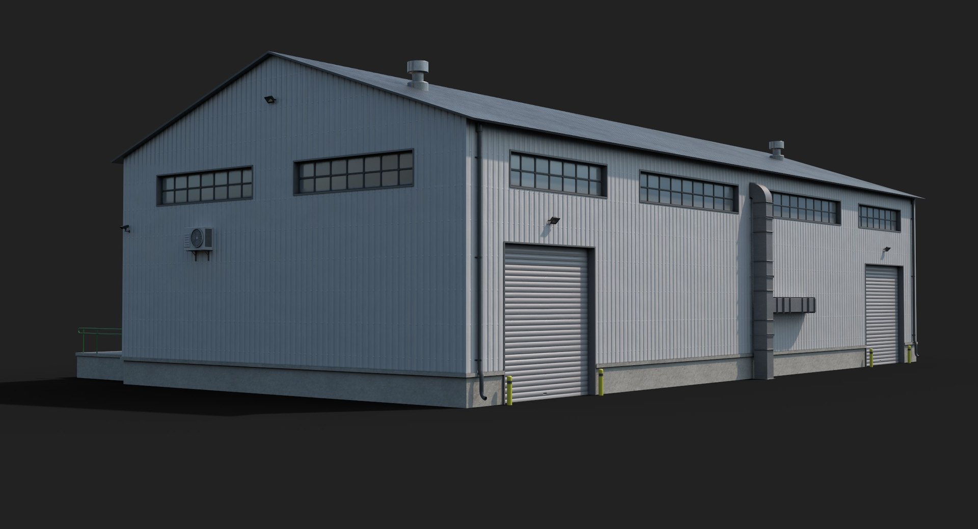 Industrial Building 4 Model - TurboSquid 2144615