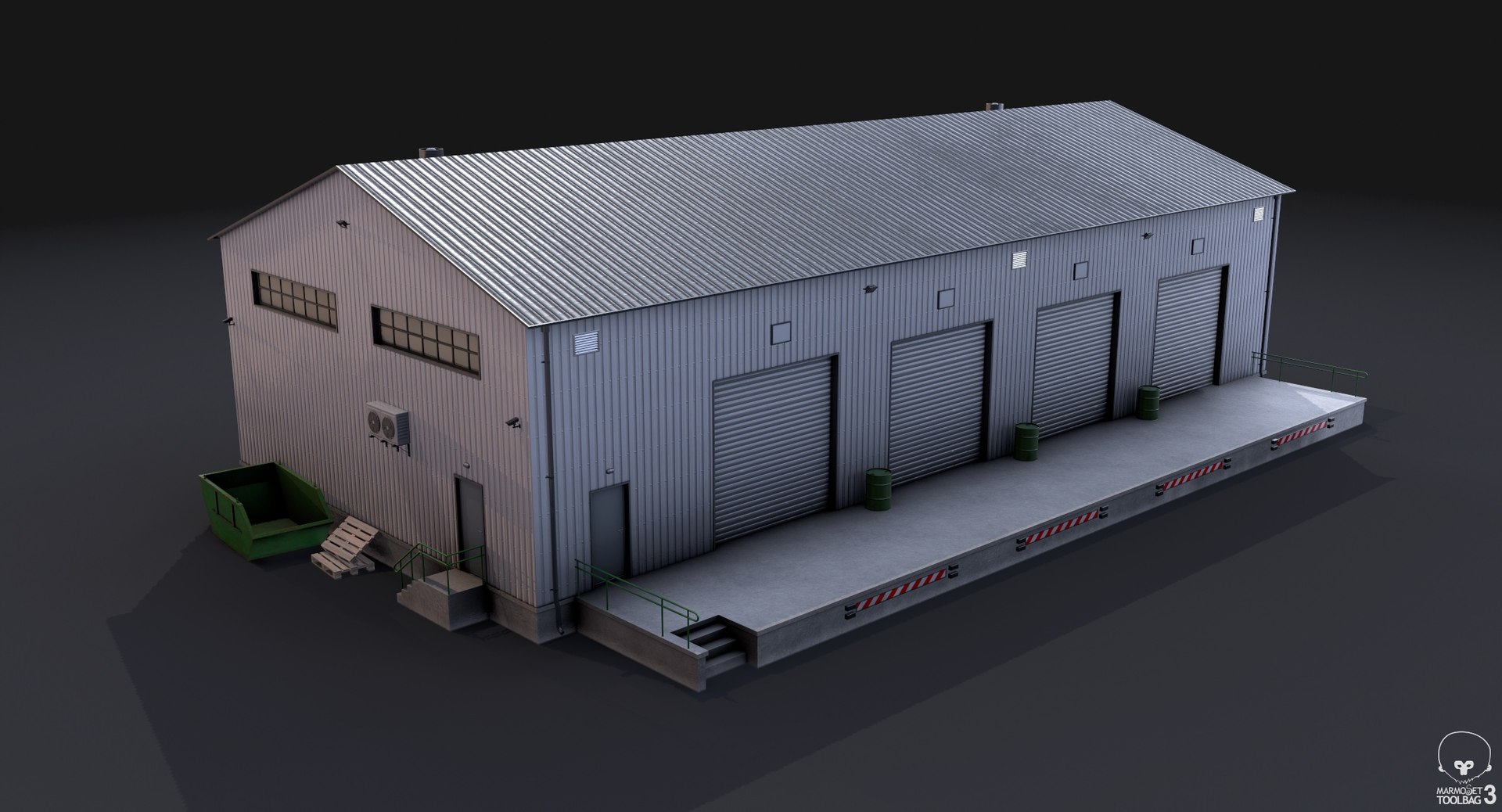 Industrial Building 4 Model - TurboSquid 2144615
