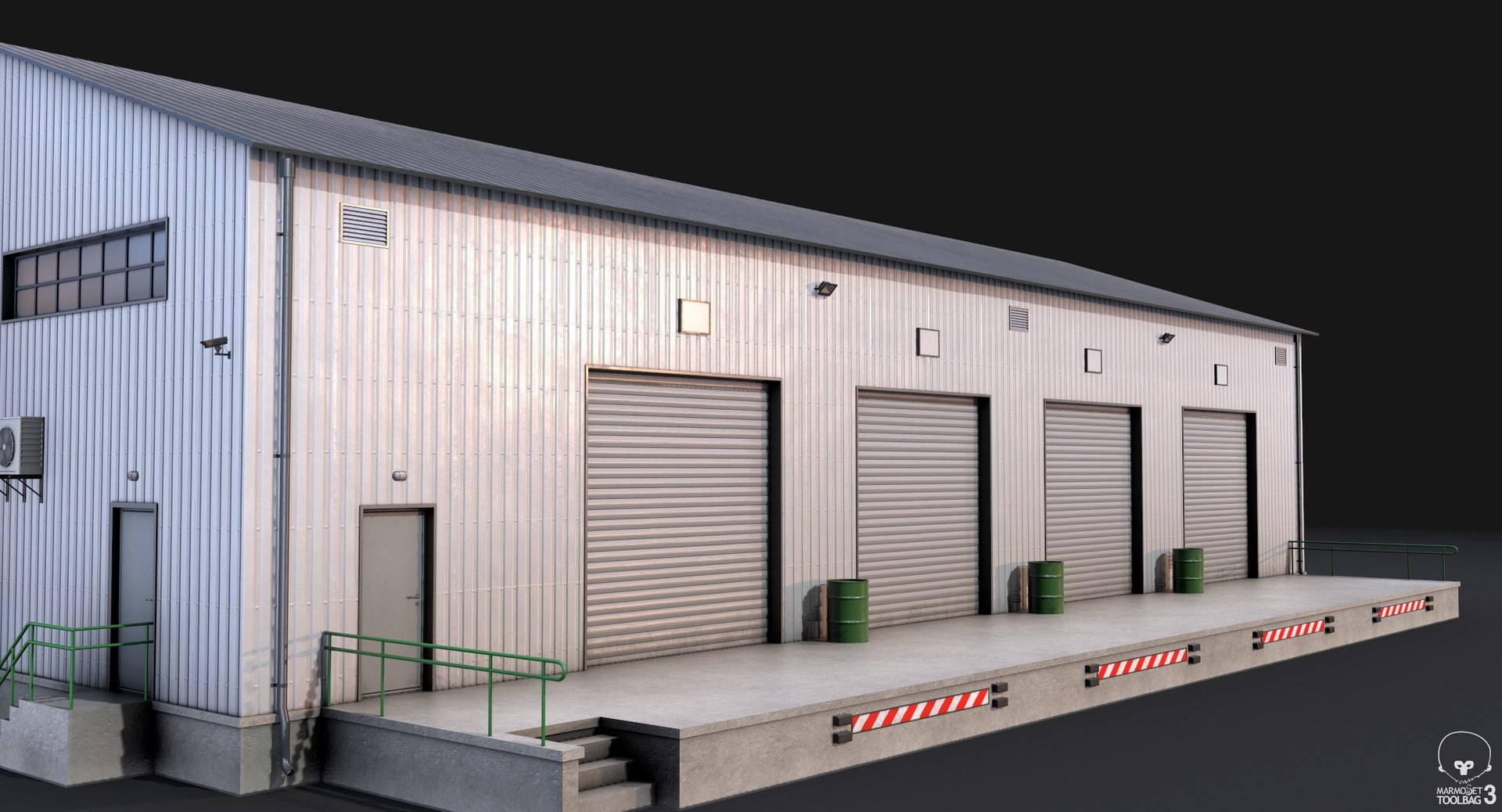 Industrial Building 4 Model - TurboSquid 2144615