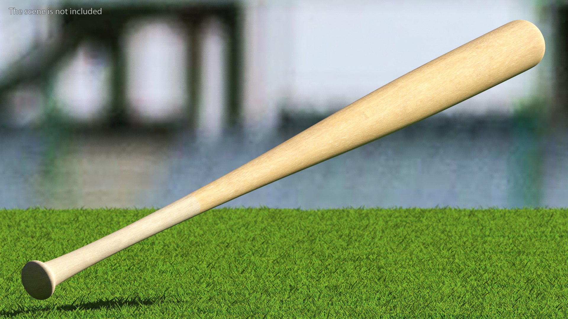 3D Model Classic Wooden Bat - TurboSquid 2128844