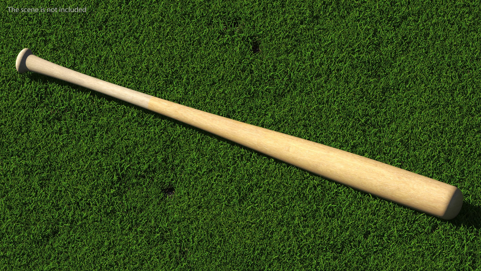 3D Model Classic Wooden Bat - TurboSquid 2128844
