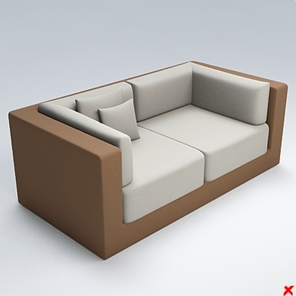 modelo 3d Sofá loveseat087.ZIP - TurboSquid 405163
