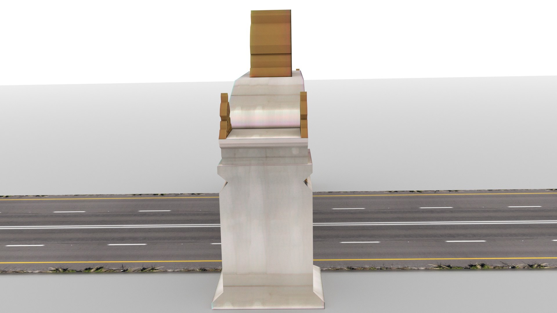 City Gate model - TurboSquid 1916460