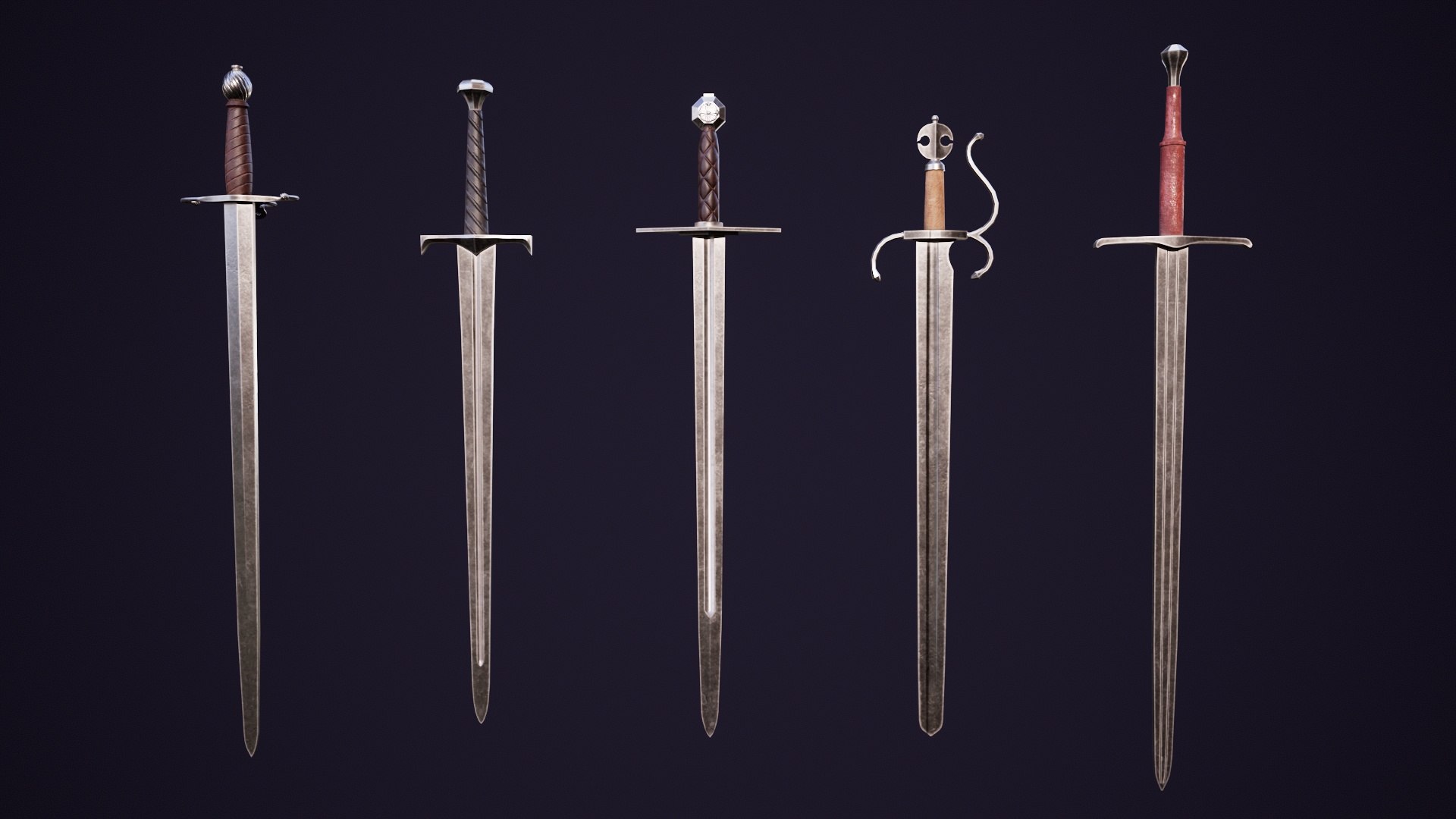 Various Swords 3D - TurboSquid 2116975