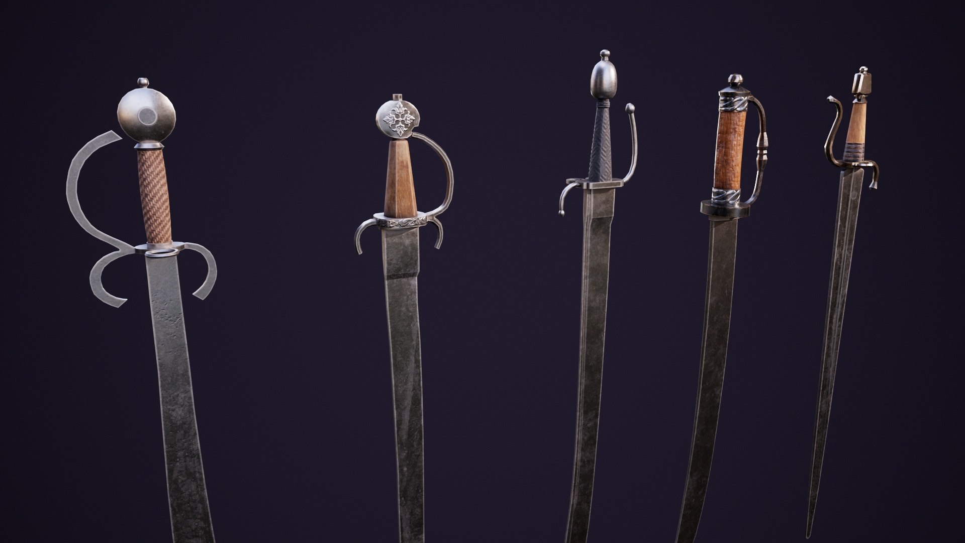 Various Swords 3D - TurboSquid 2116975