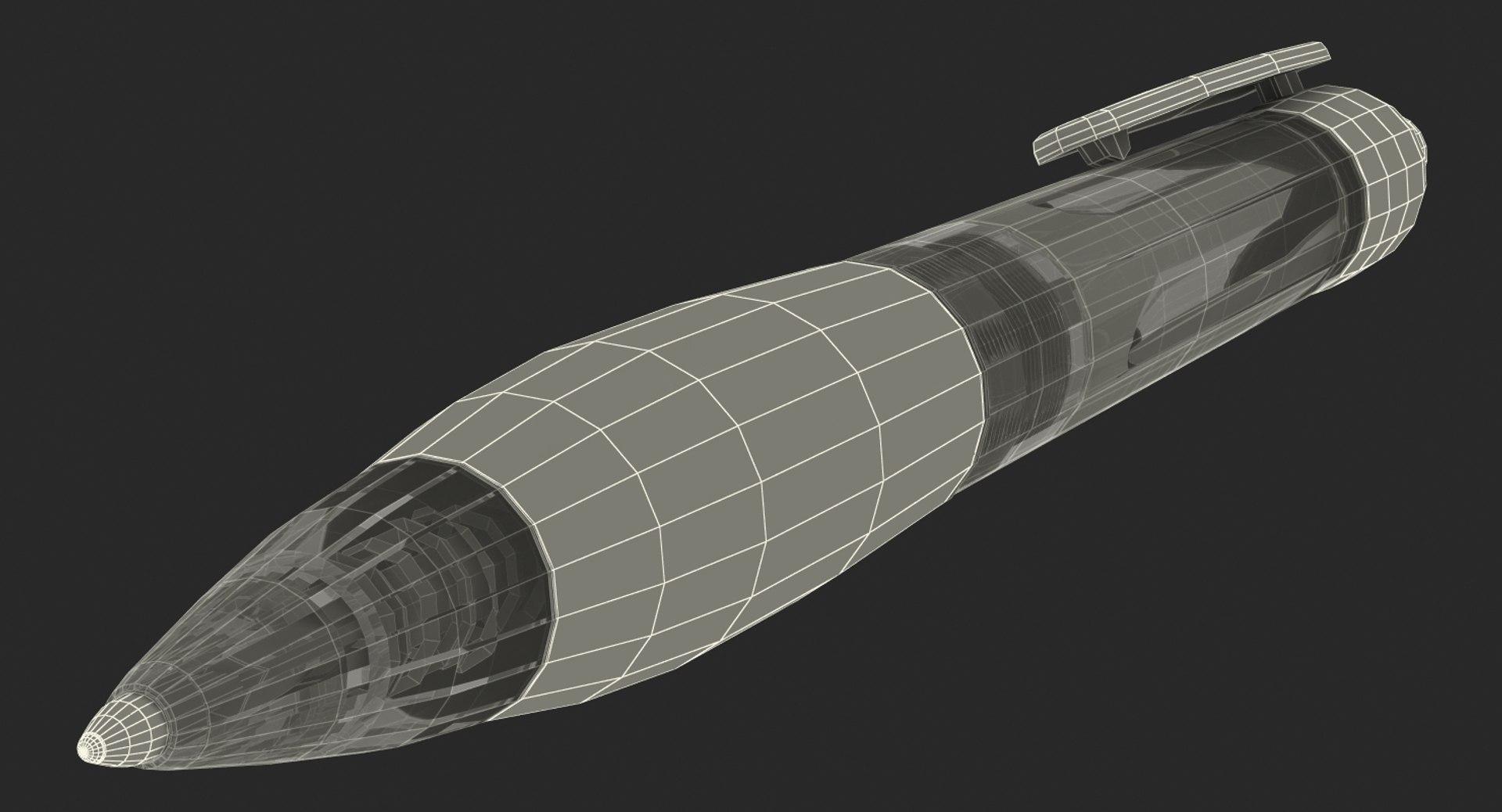Retractable Ballpoint Pen Green 3D Model - TurboSquid 1203443