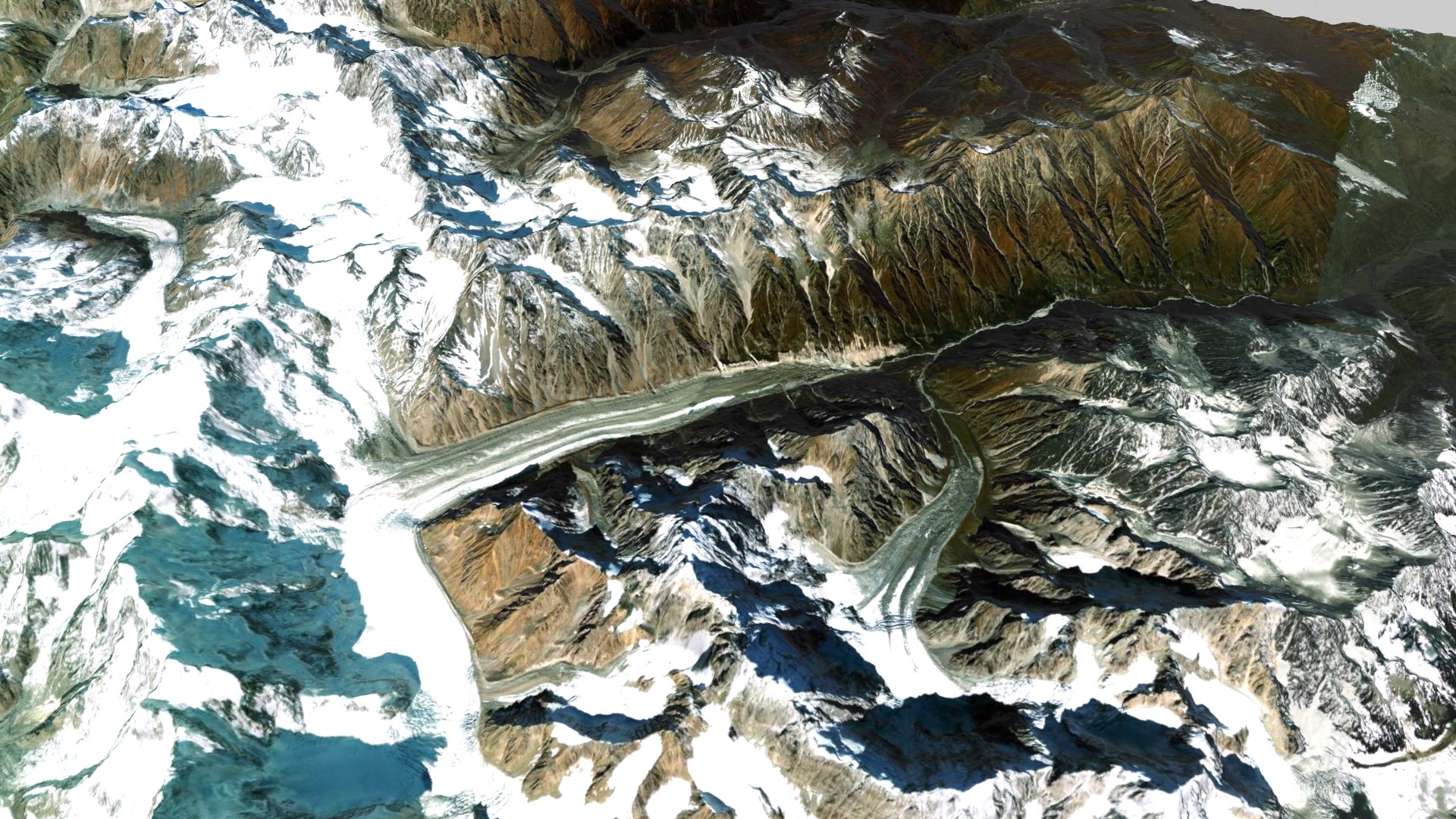 Mountain Landscape The Kabardino Balkarian Alpine Reserve 3D - TurboSquid 2023179