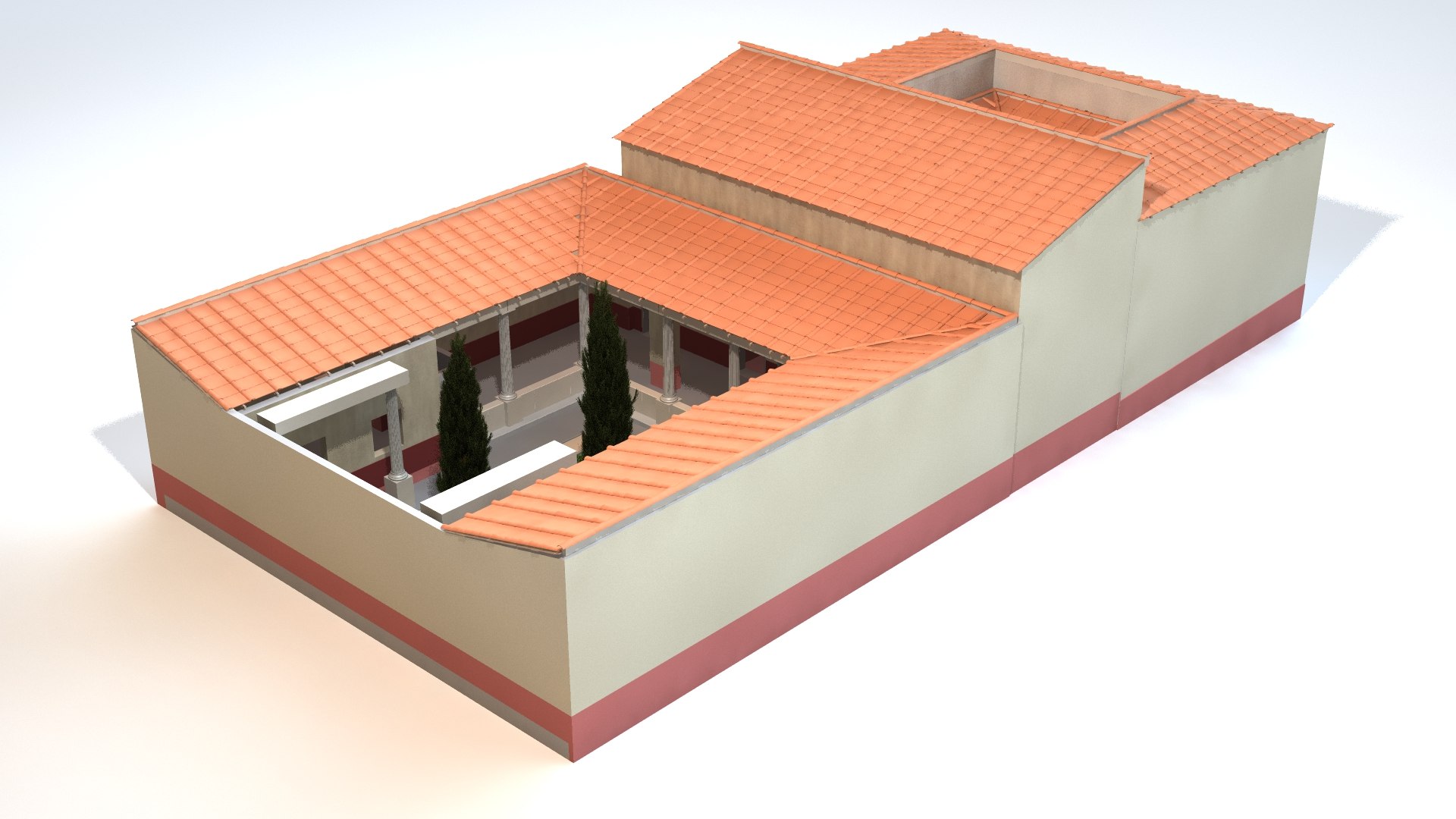 House Of Trebio Valente In Pompeii 3D Model - TurboSquid 2209037