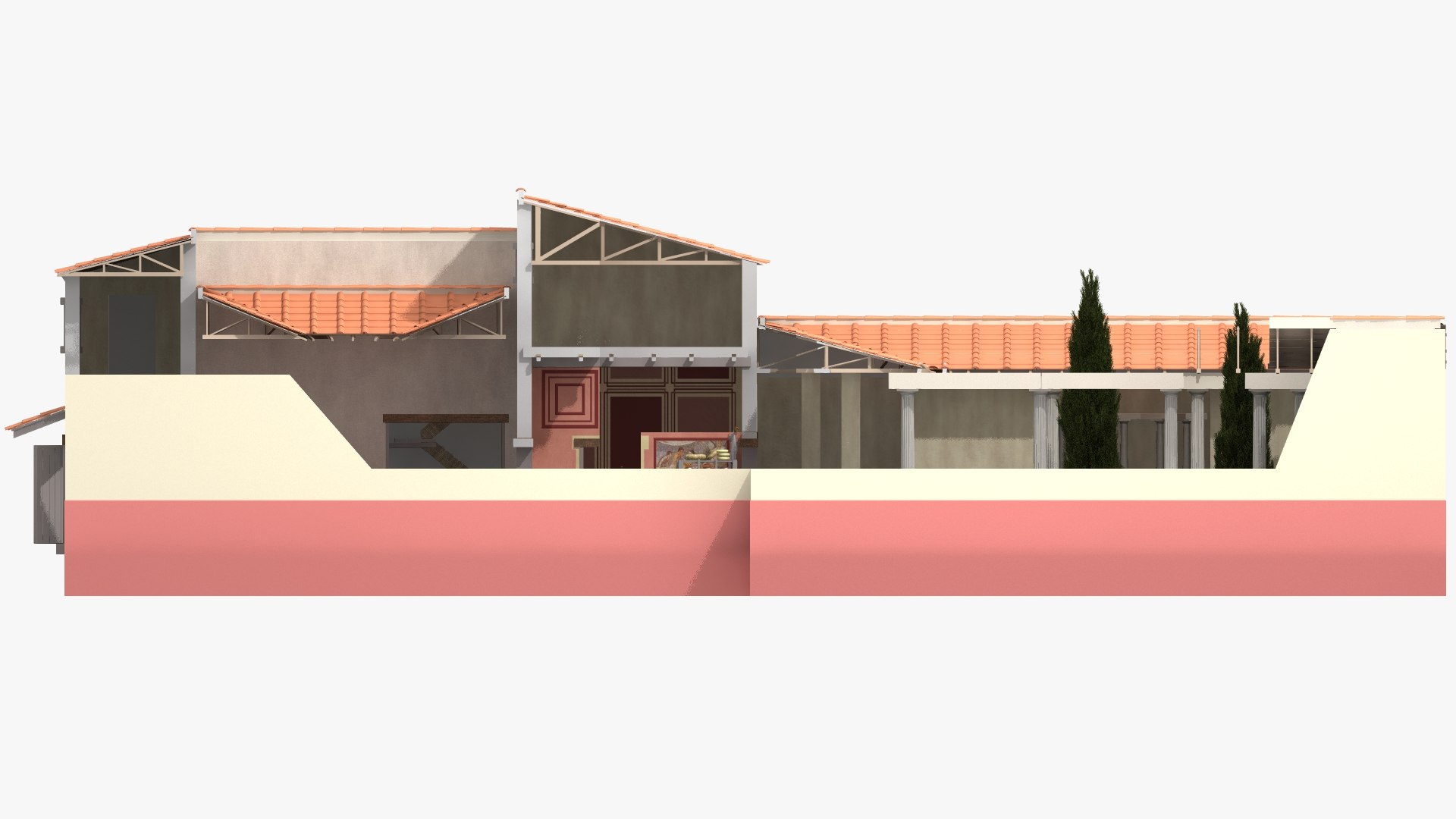 House Of Trebio Valente In Pompeii 3D Model - TurboSquid 2209037