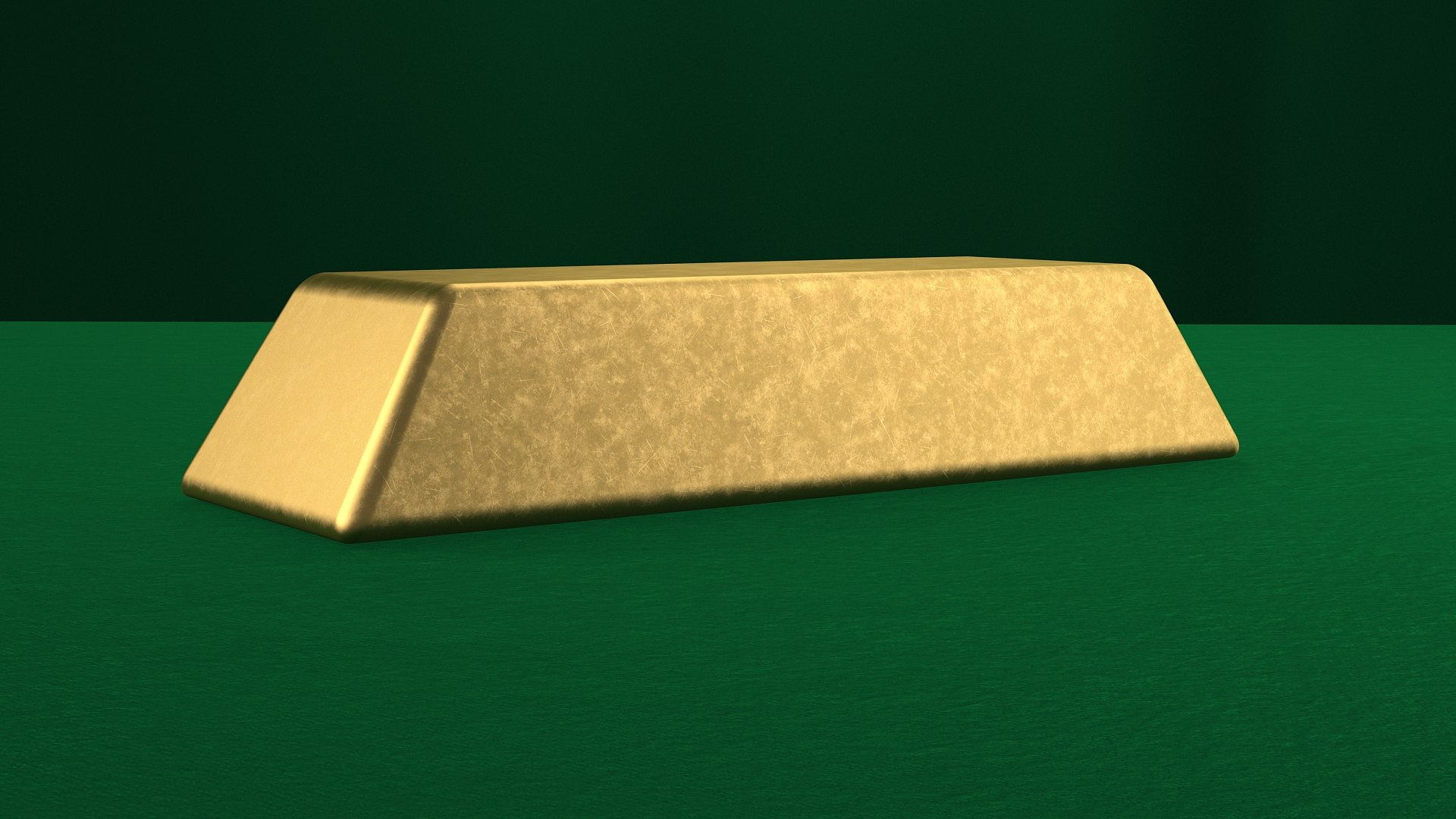 3D Gold Bar - TurboSquid 1806580