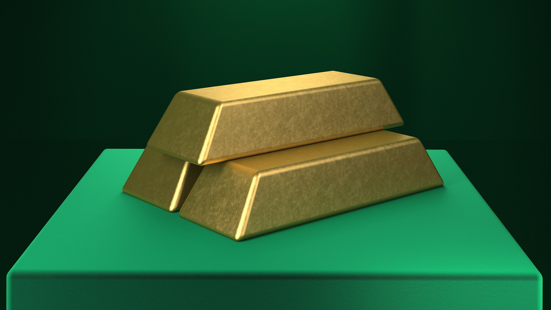 3D Gold Bar - TurboSquid 1806580