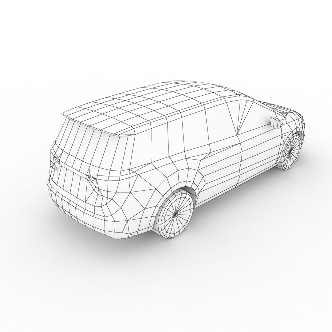 Generic Minivan 3D Model - TurboSquid 1349659