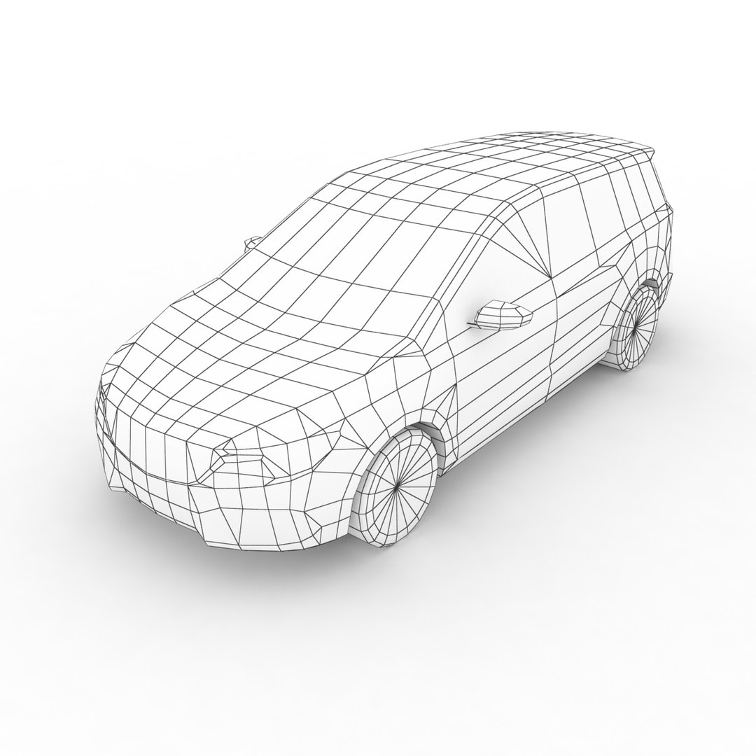Generic Minivan 3D Model - TurboSquid 1349659