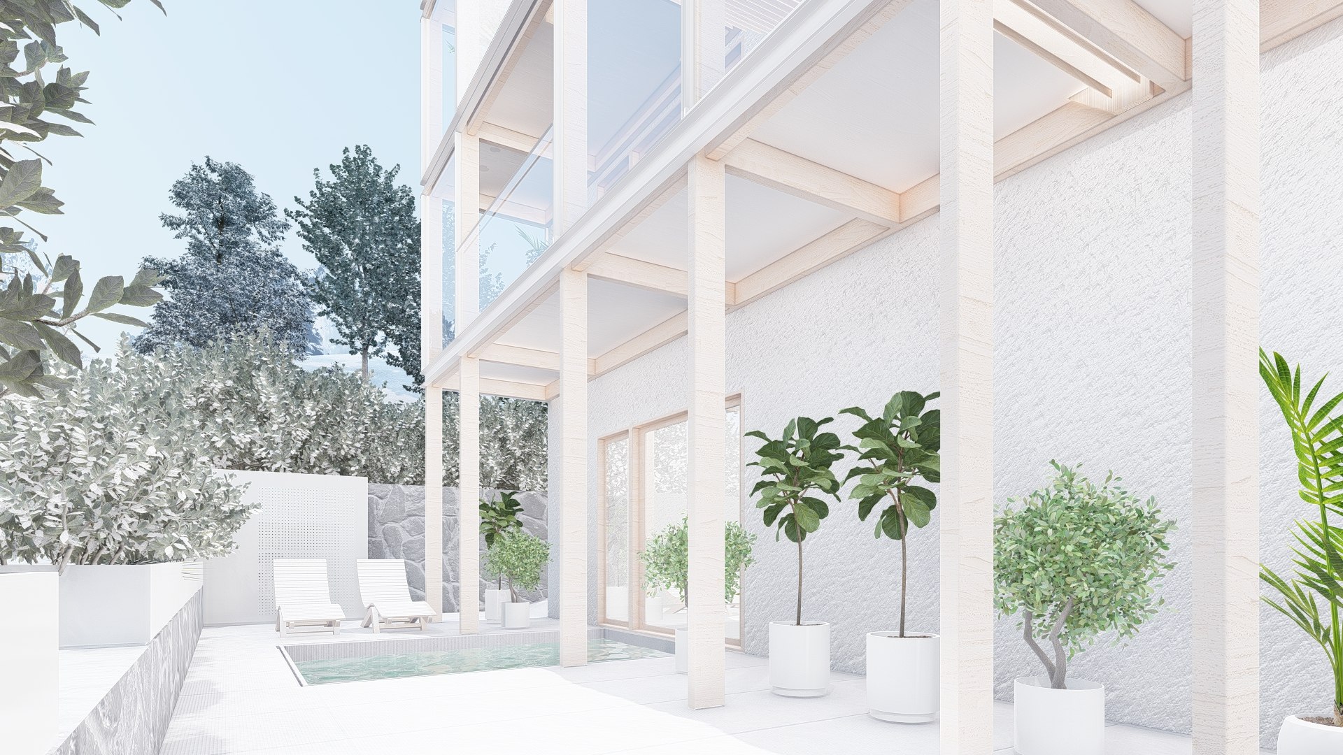 3D Modern House - Reconstruction Model - TurboSquid 1946878