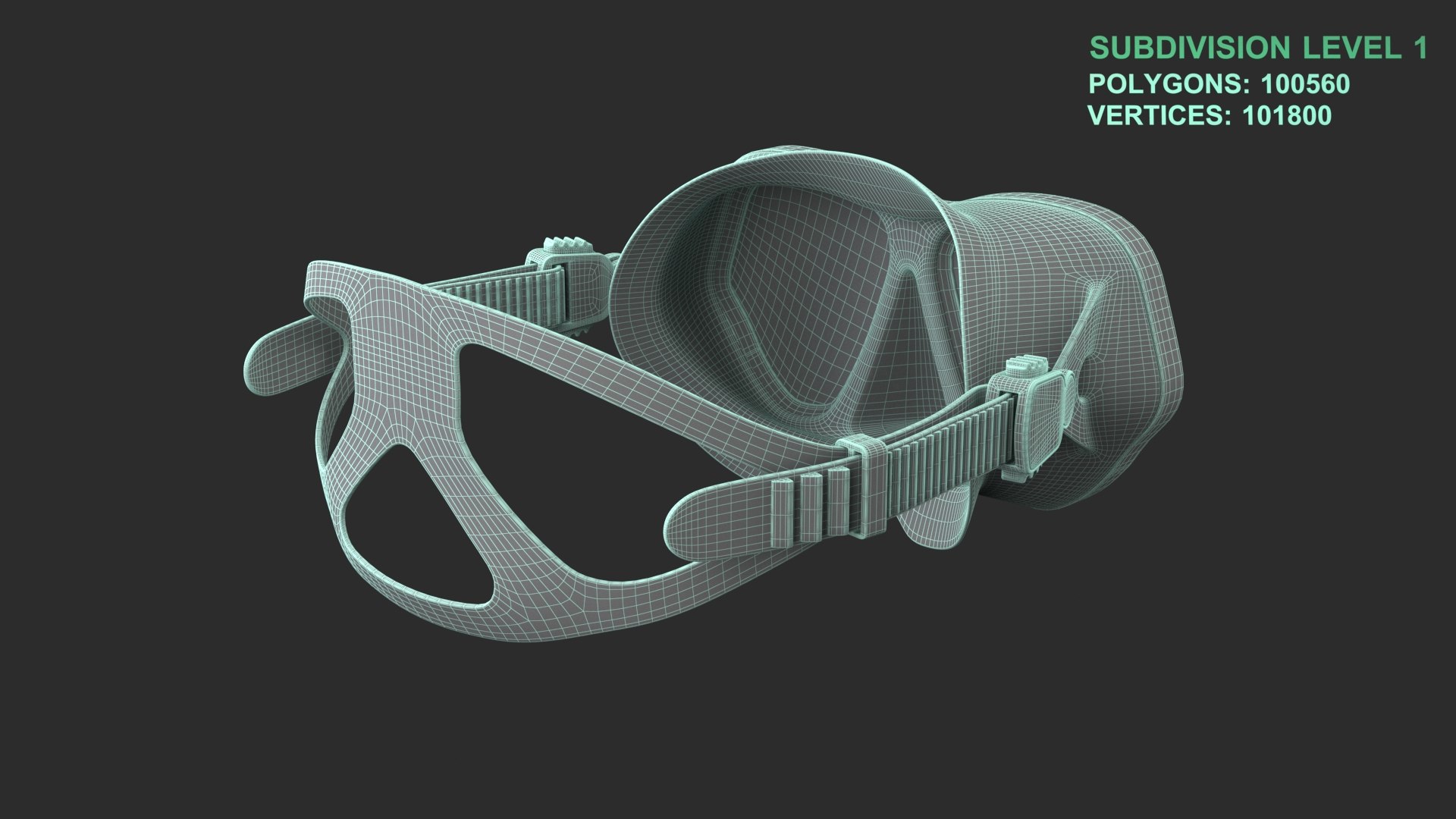 3D Scuba Mask - TurboSquid 2312435