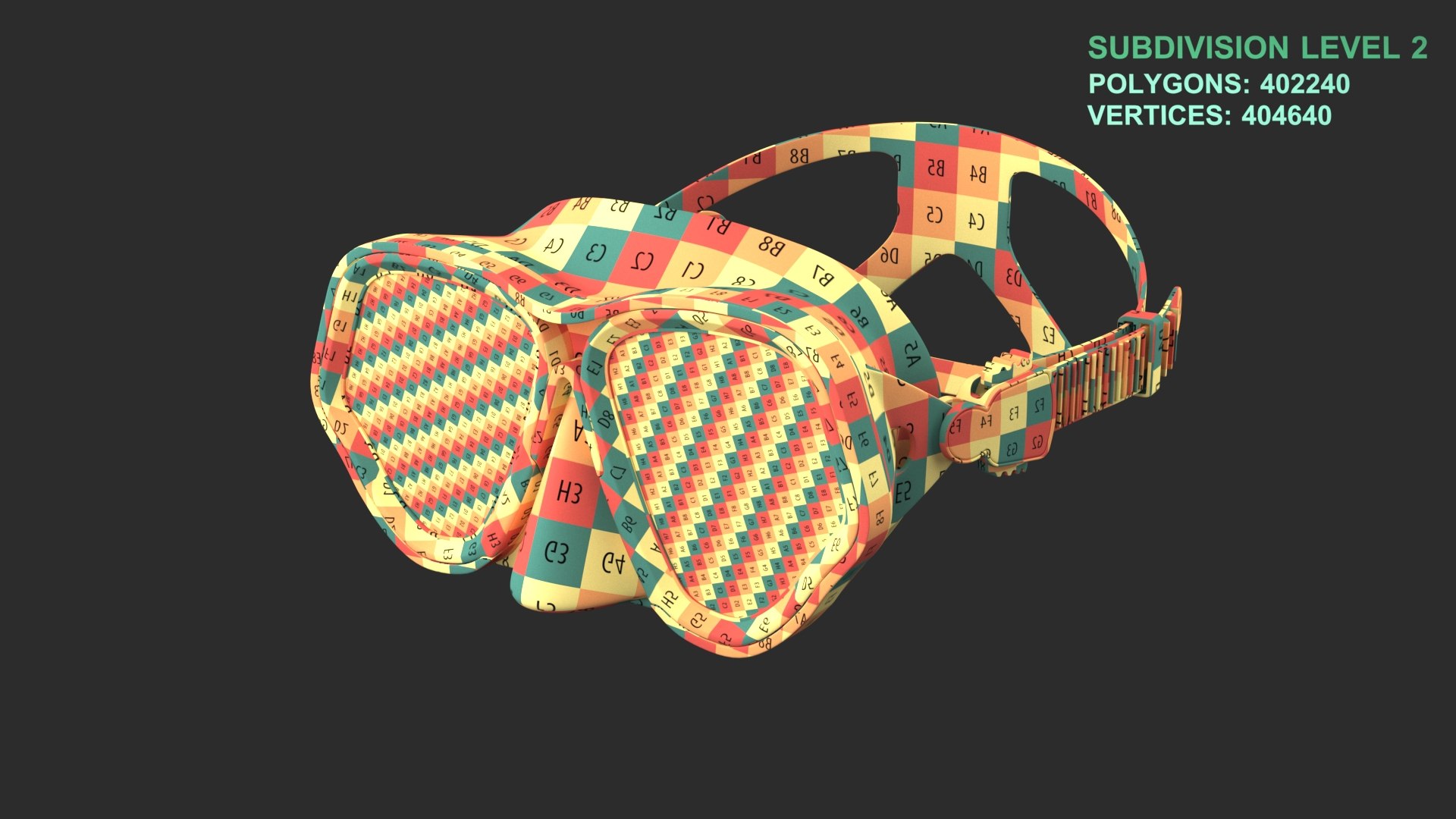 3D Scuba Mask - TurboSquid 2312435
