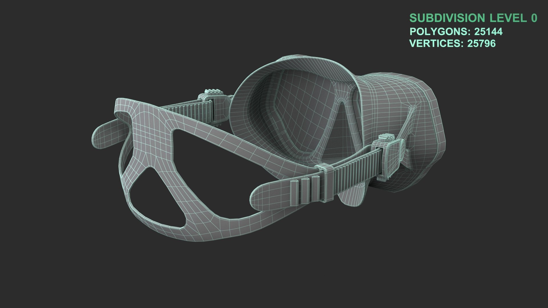 3D Scuba Mask - TurboSquid 2312435