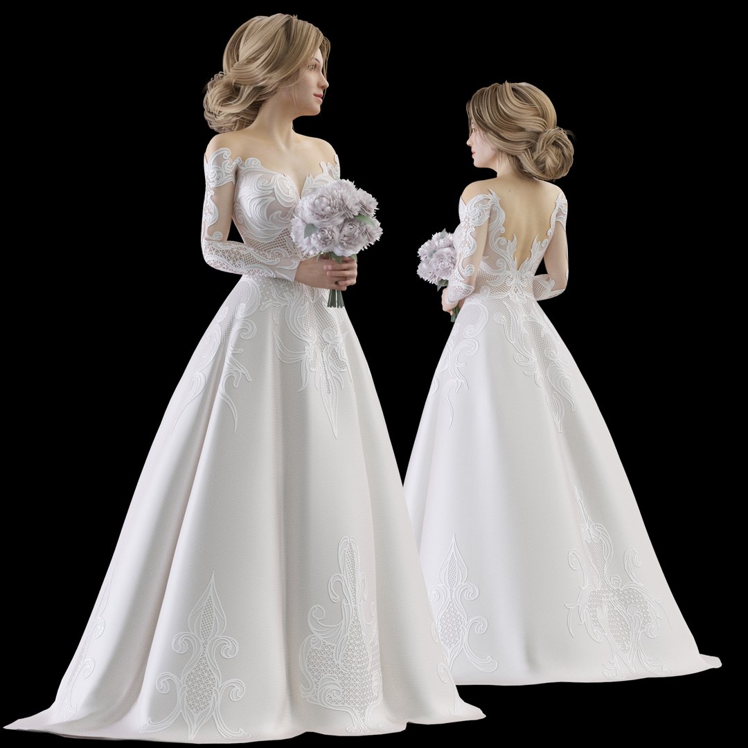 Bride Model - TurboSquid 1670568