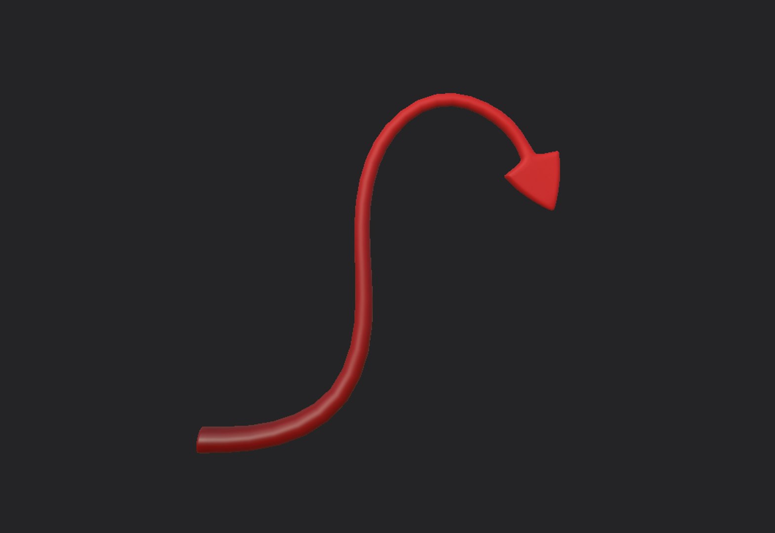 Devil Tail Model - TurboSquid 1509625