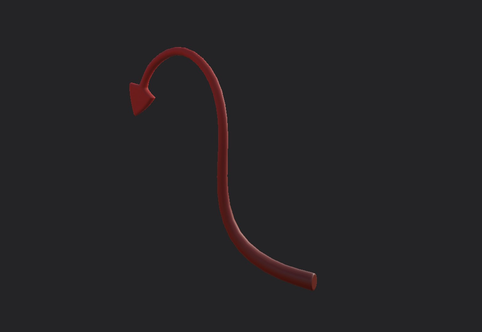 Devil Tail Model - TurboSquid 1509625