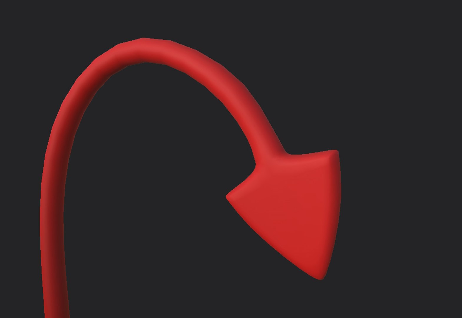 Devil Tail Model - TurboSquid 1509625