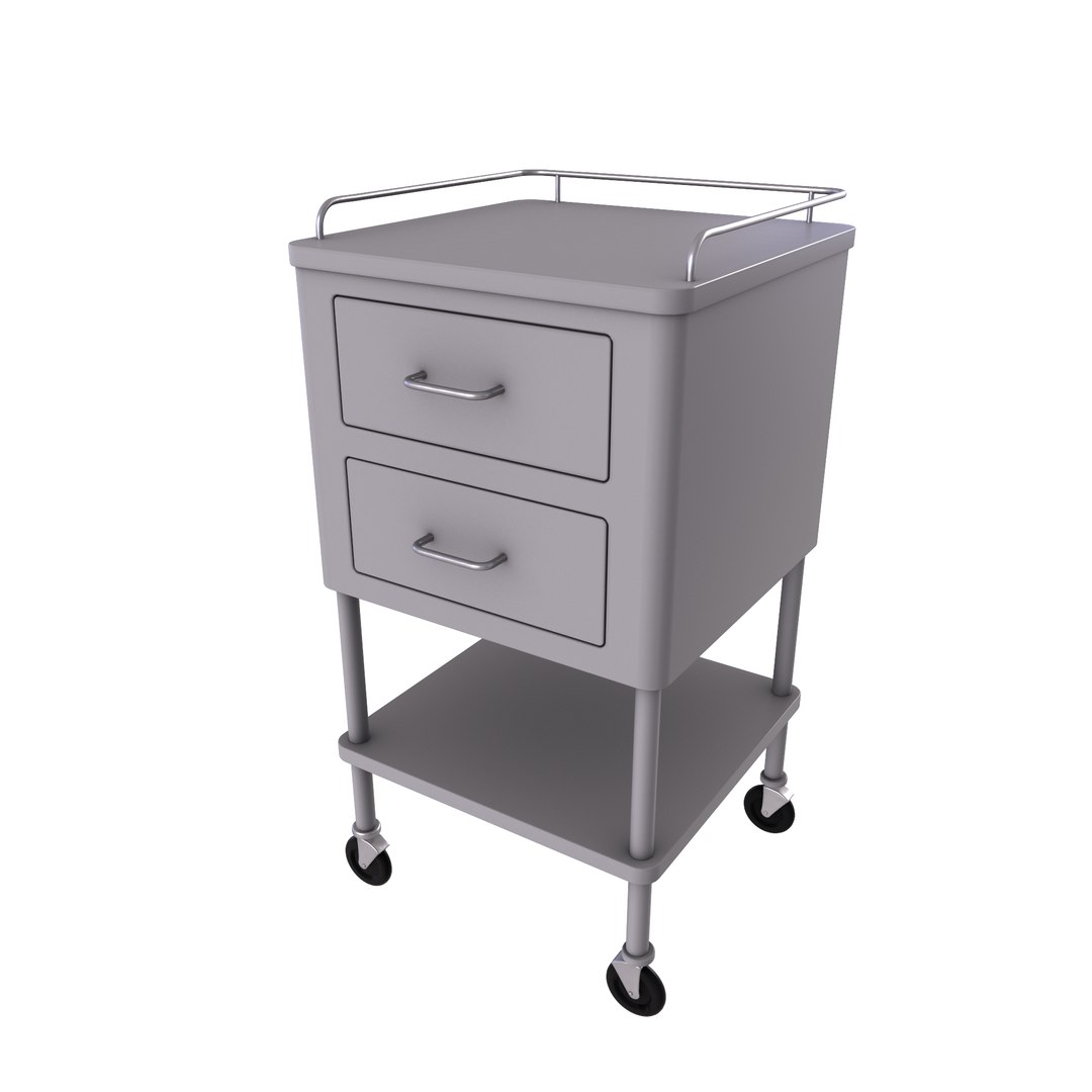 Hospital Trolley 01 3D - TurboSquid 2172902