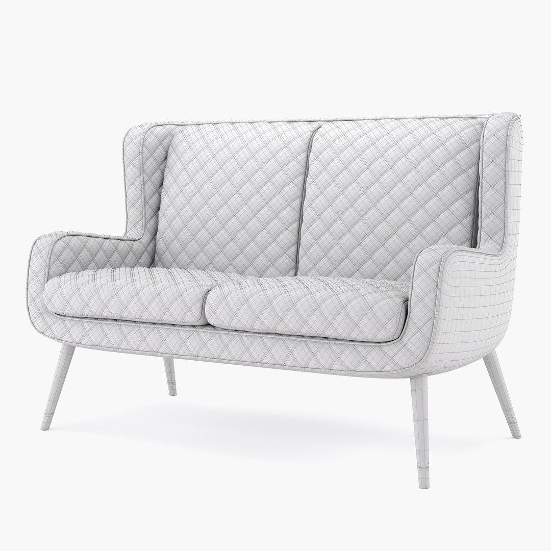 3D Baxter Dolly Sofa Model - TurboSquid 1912257