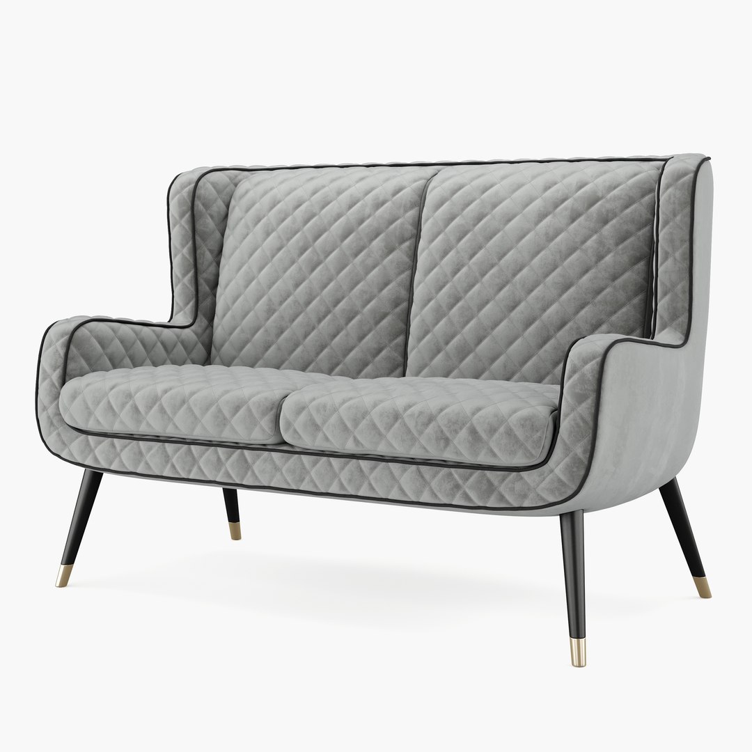 3D Baxter Dolly Sofa Model - TurboSquid 1912257