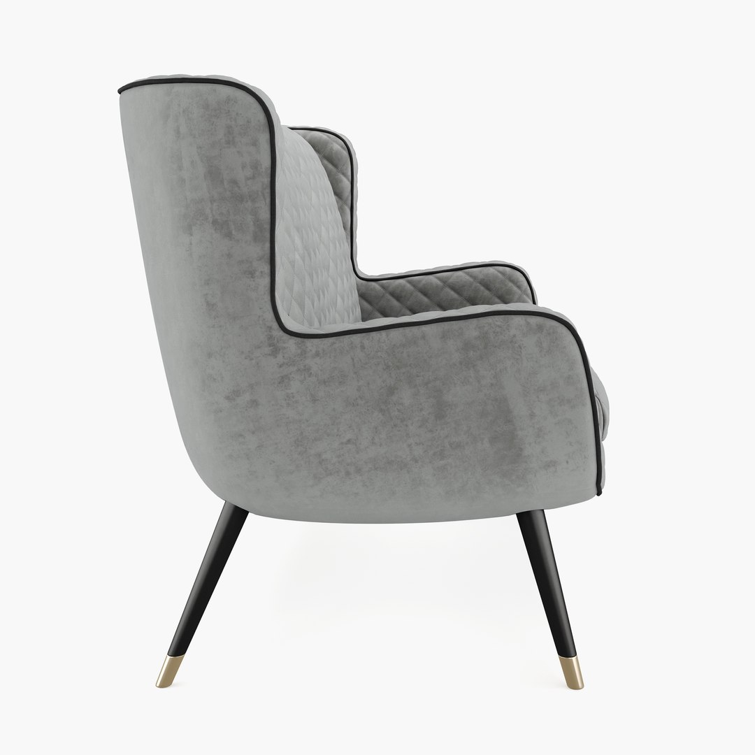 3D Baxter Dolly Sofa Model - TurboSquid 1912257