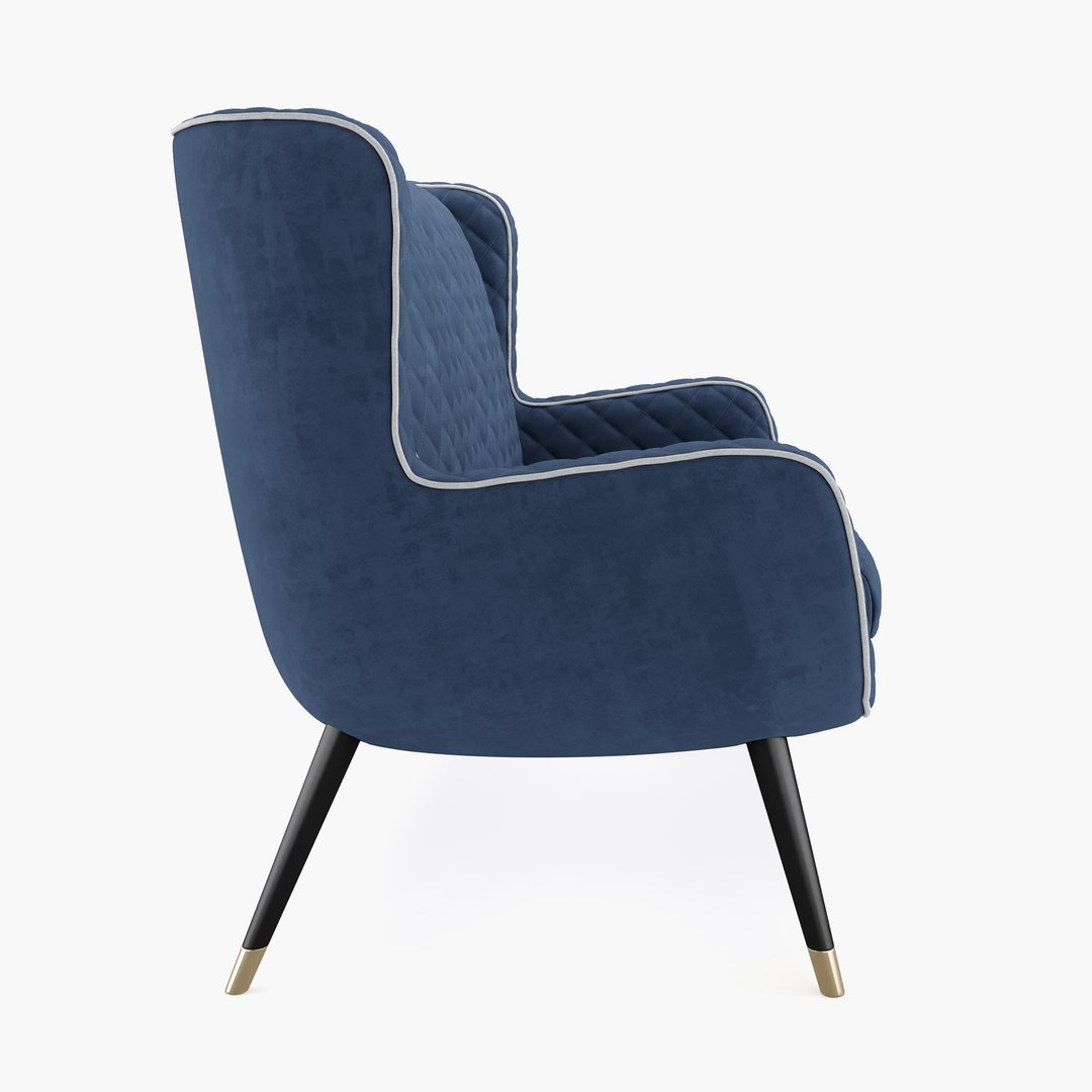 3D Baxter Dolly Sofa Model - TurboSquid 1912257