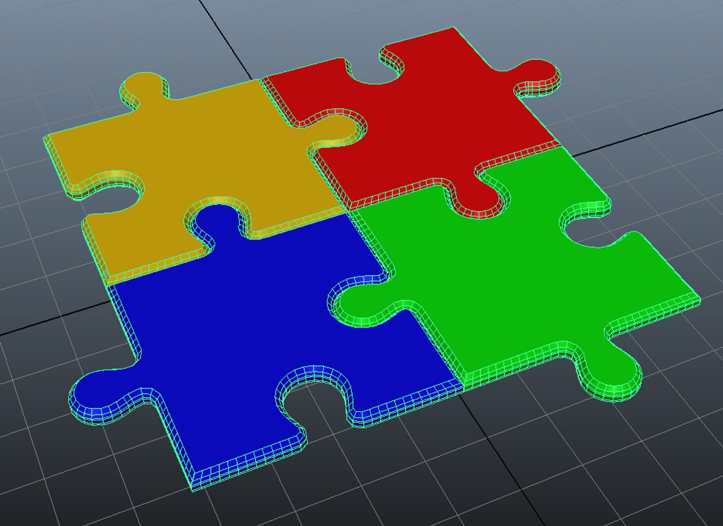 Puzzle Model - TurboSquid 1271410