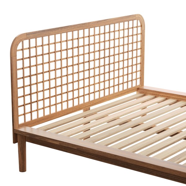 3D Nyla Platform Bed - TurboSquid 1911120