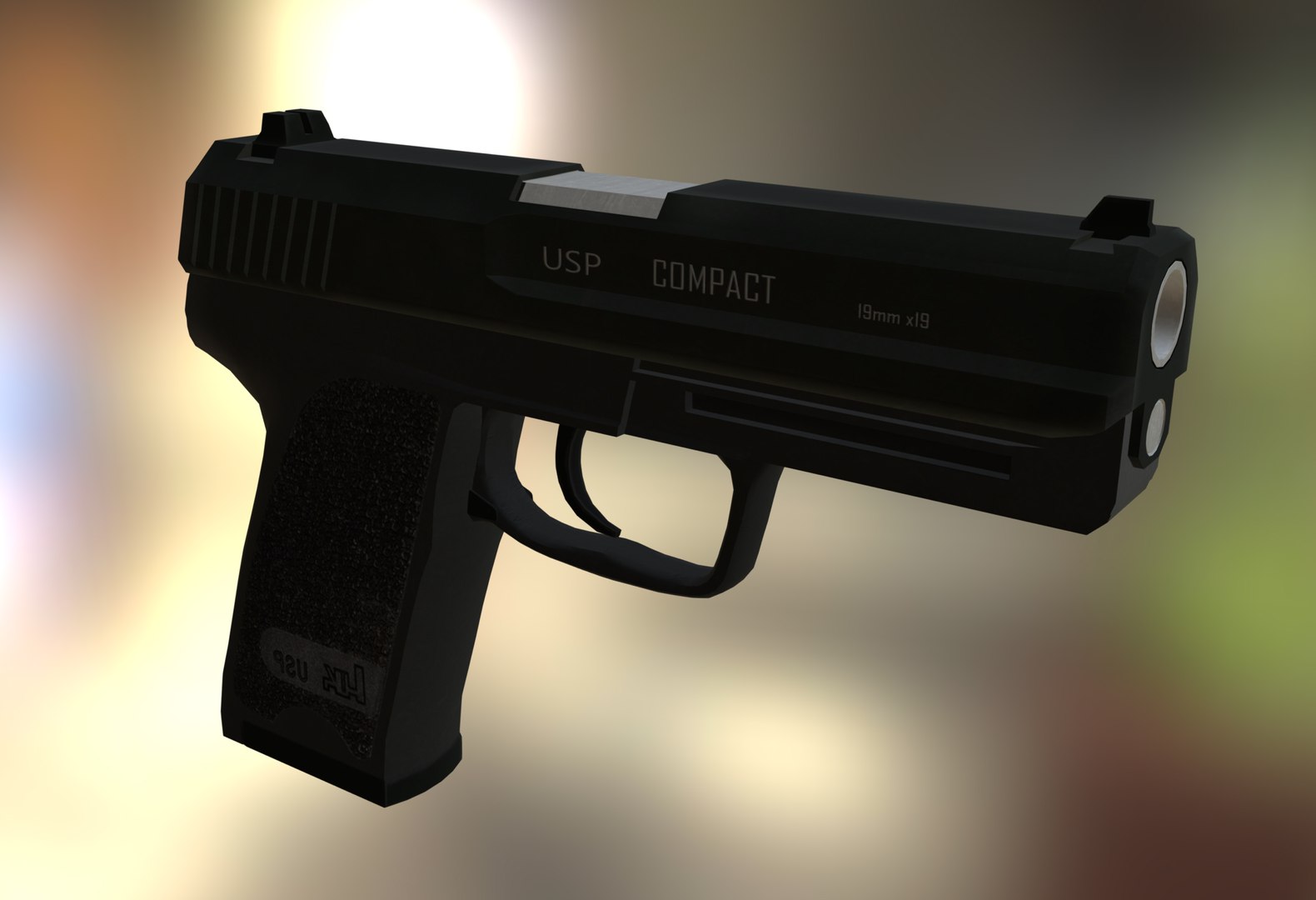 Usp 45 Cal Pistol Obj