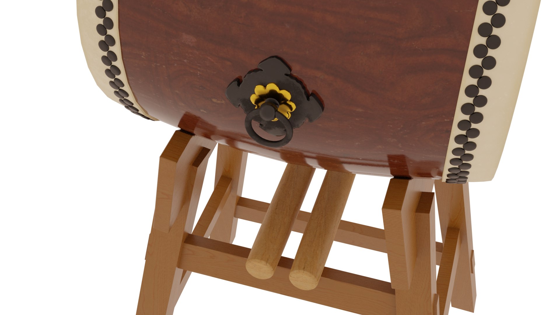 Japanese Drum Wadaiko 3D Model - TurboSquid 1883588