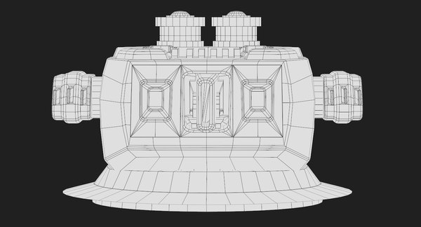 Sci-Fi Plasma Turret Mk 1 3D 모델 - TurboSquid 1406576