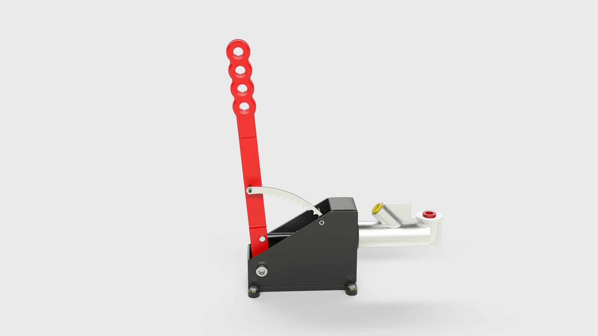 Billet Aluminum Hydraulic E-Brake 3D Model - TurboSquid 2366629