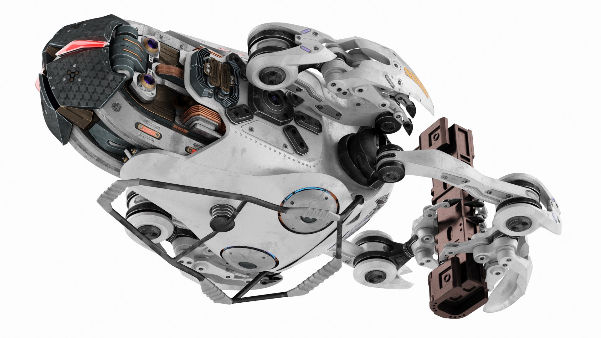 3D Model Sci Fi Repair Spaceship - TurboSquid 2307231