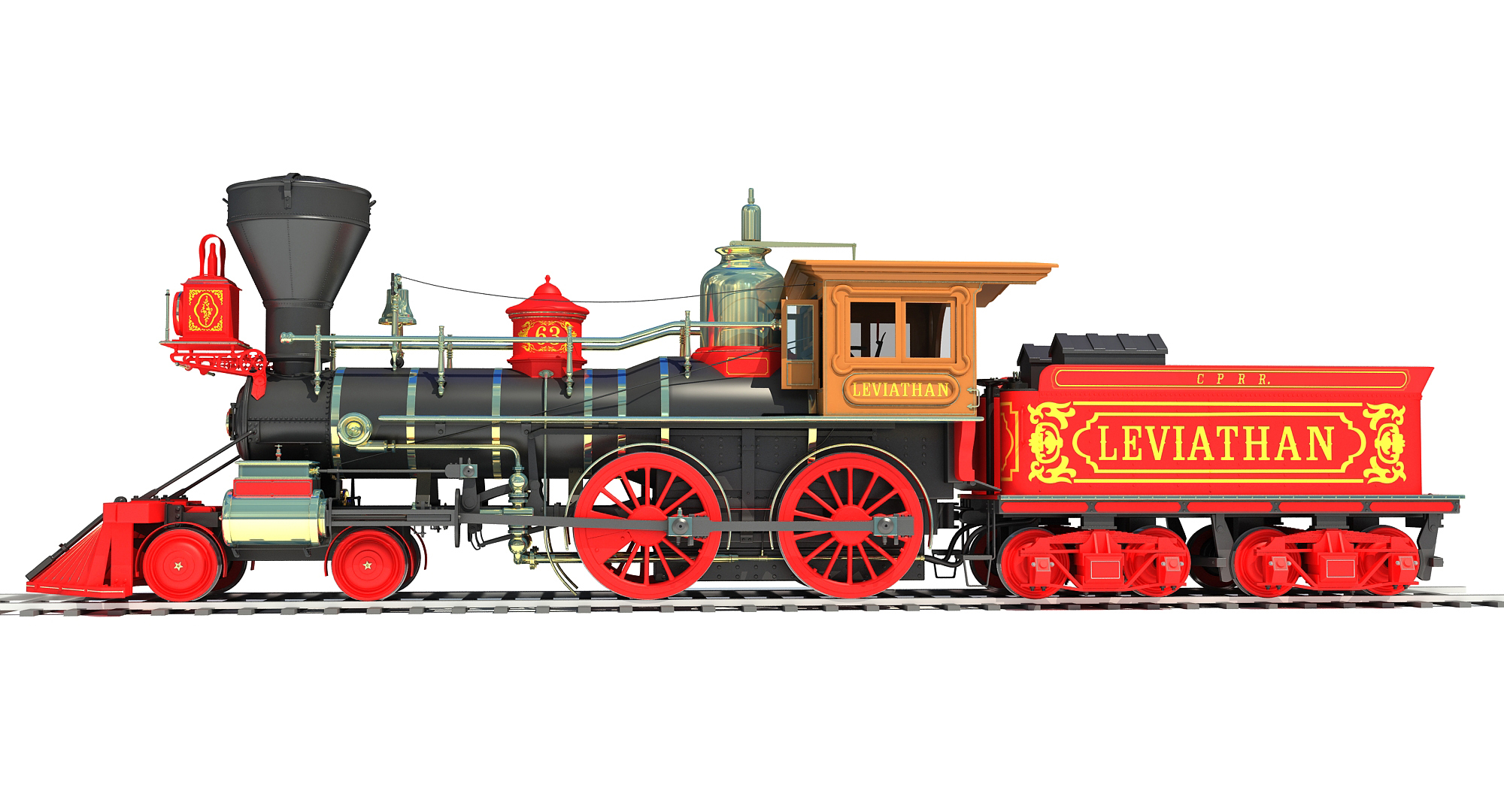 modèle 3D de Locomotive à vapeur Léviathan - TurboSquid 1383478