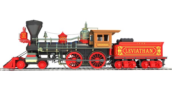증기 기관차 Leviathan 3D 모델 - TurboSquid 1383478