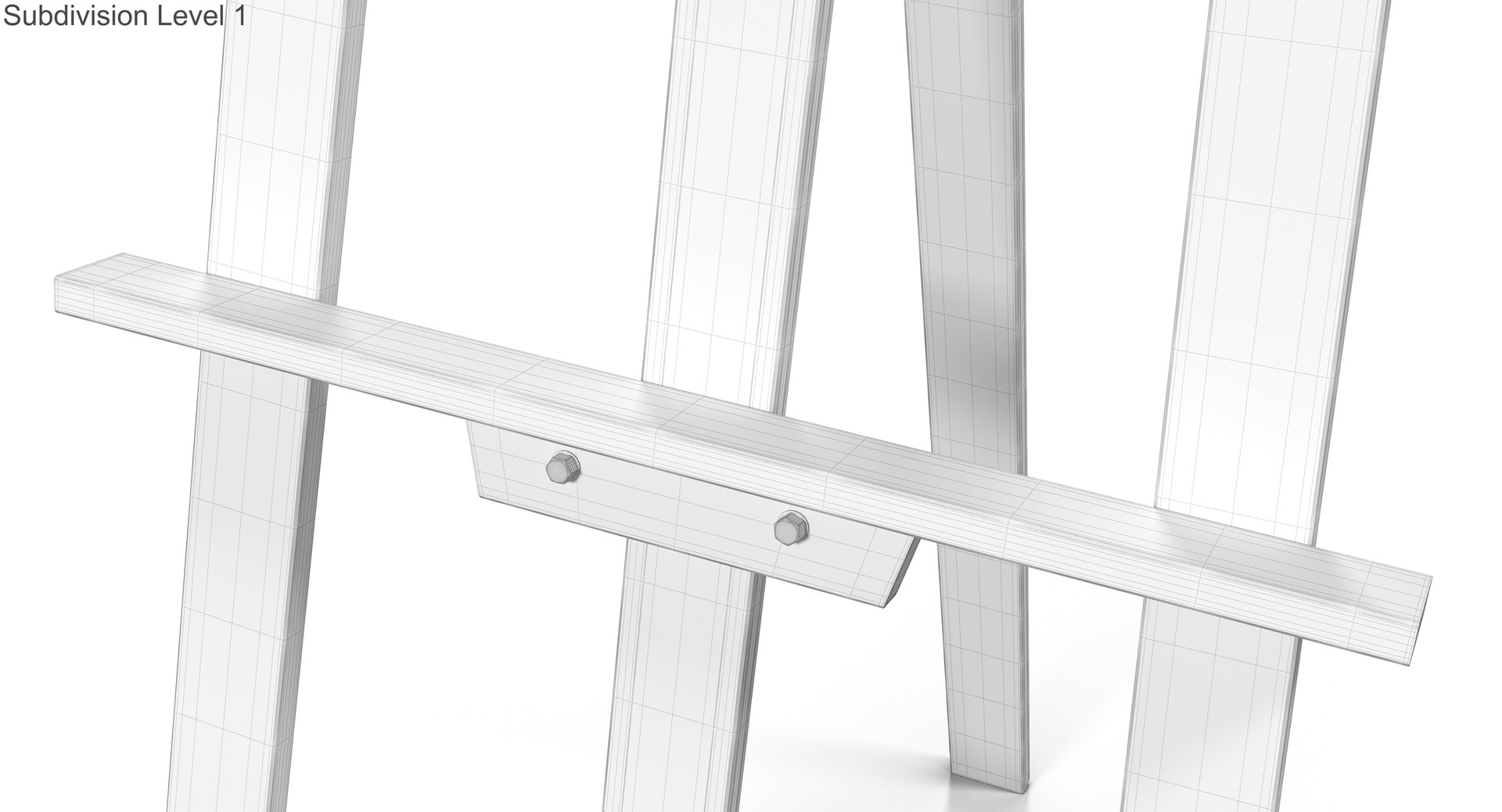 3d Model Easel Stand