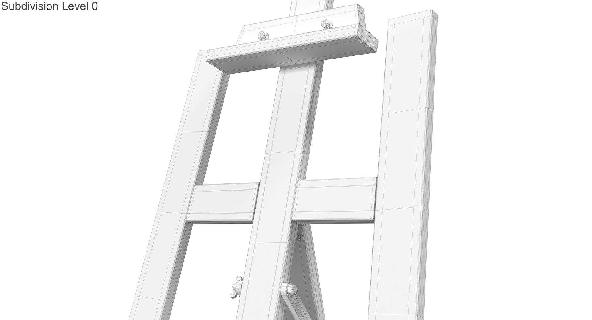 3d Model Easel Stand