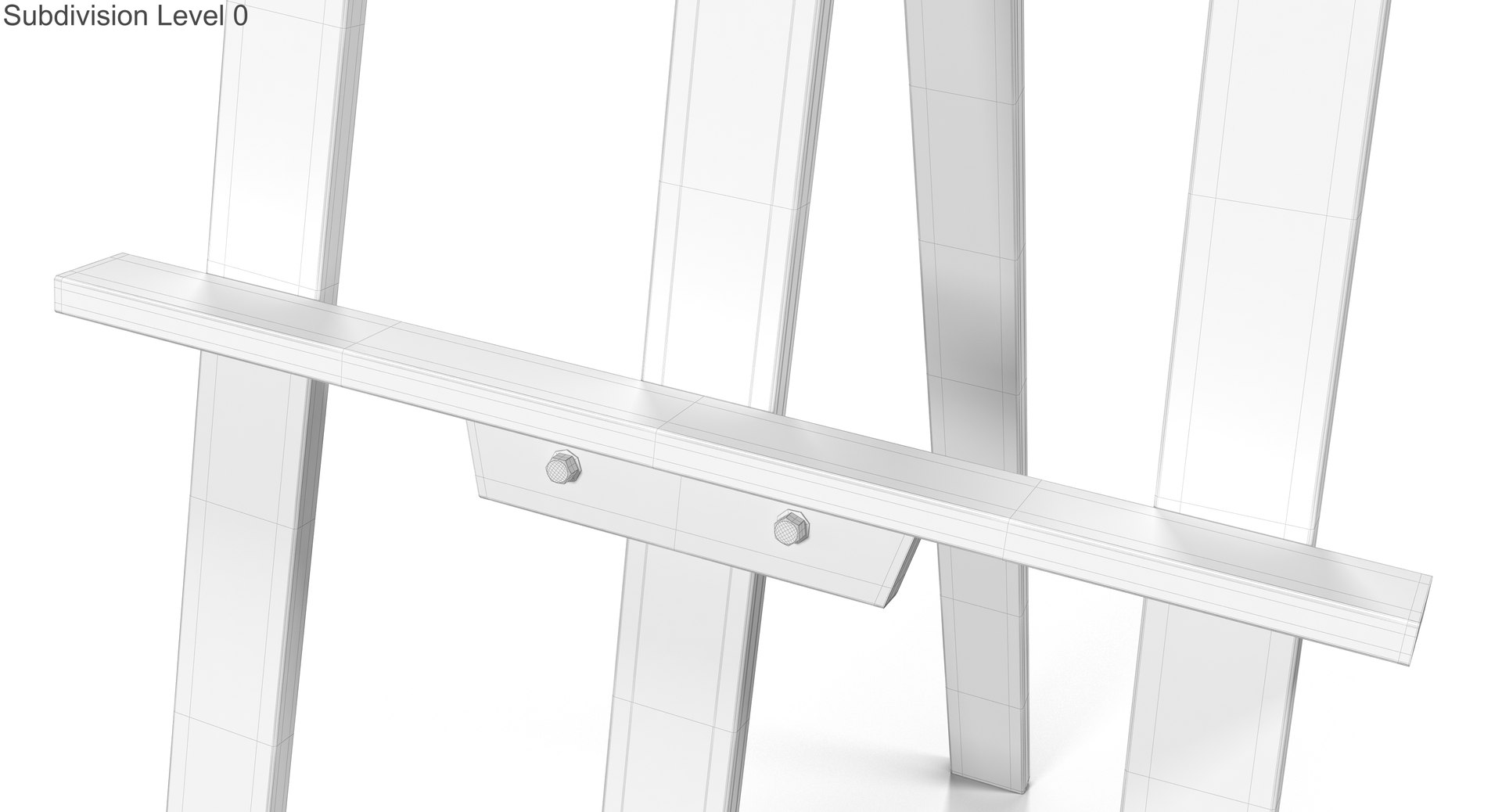 3d model easel stand